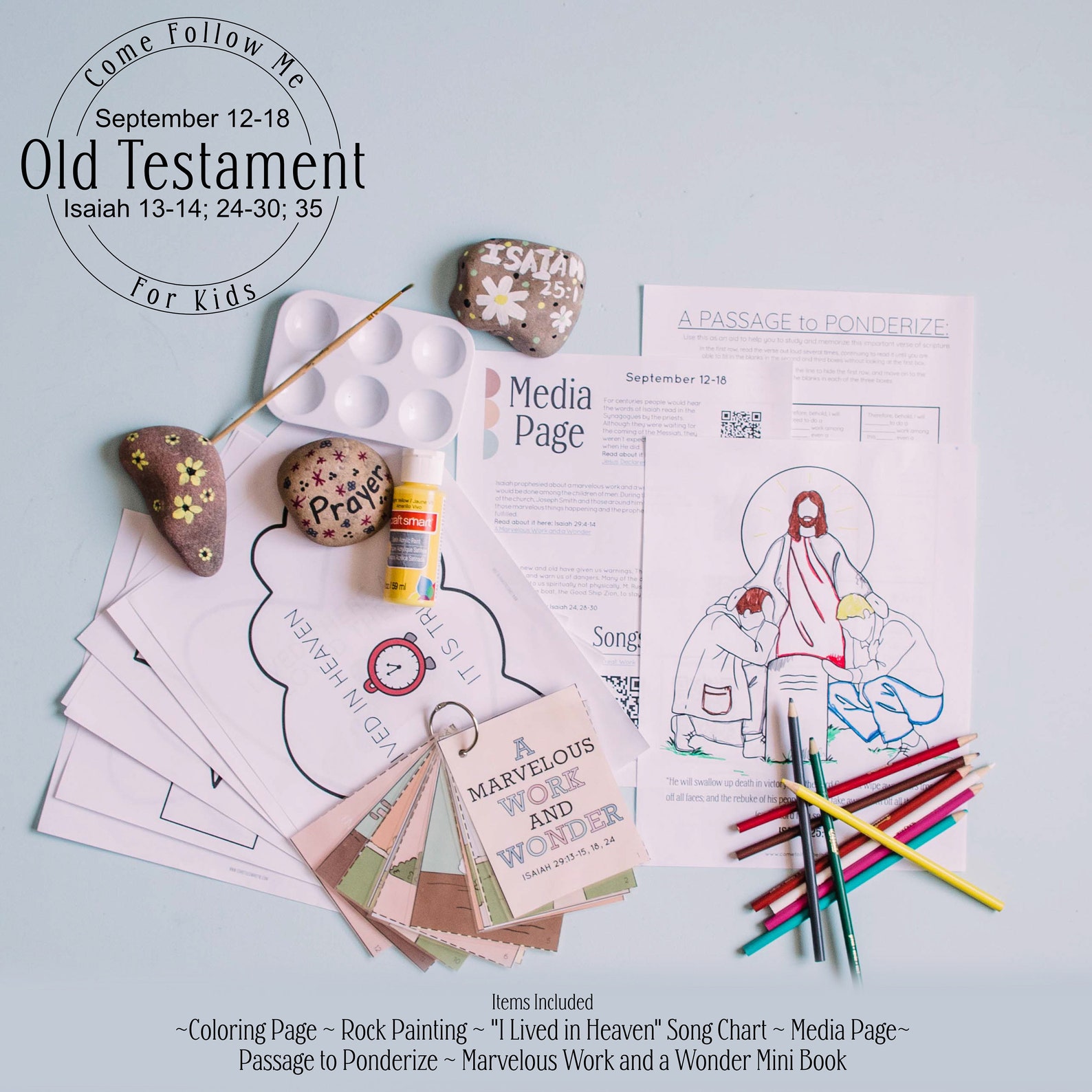 Come Follow Me Primary 2022 ELEMENTARY: Old Testament Lesson - Etsy