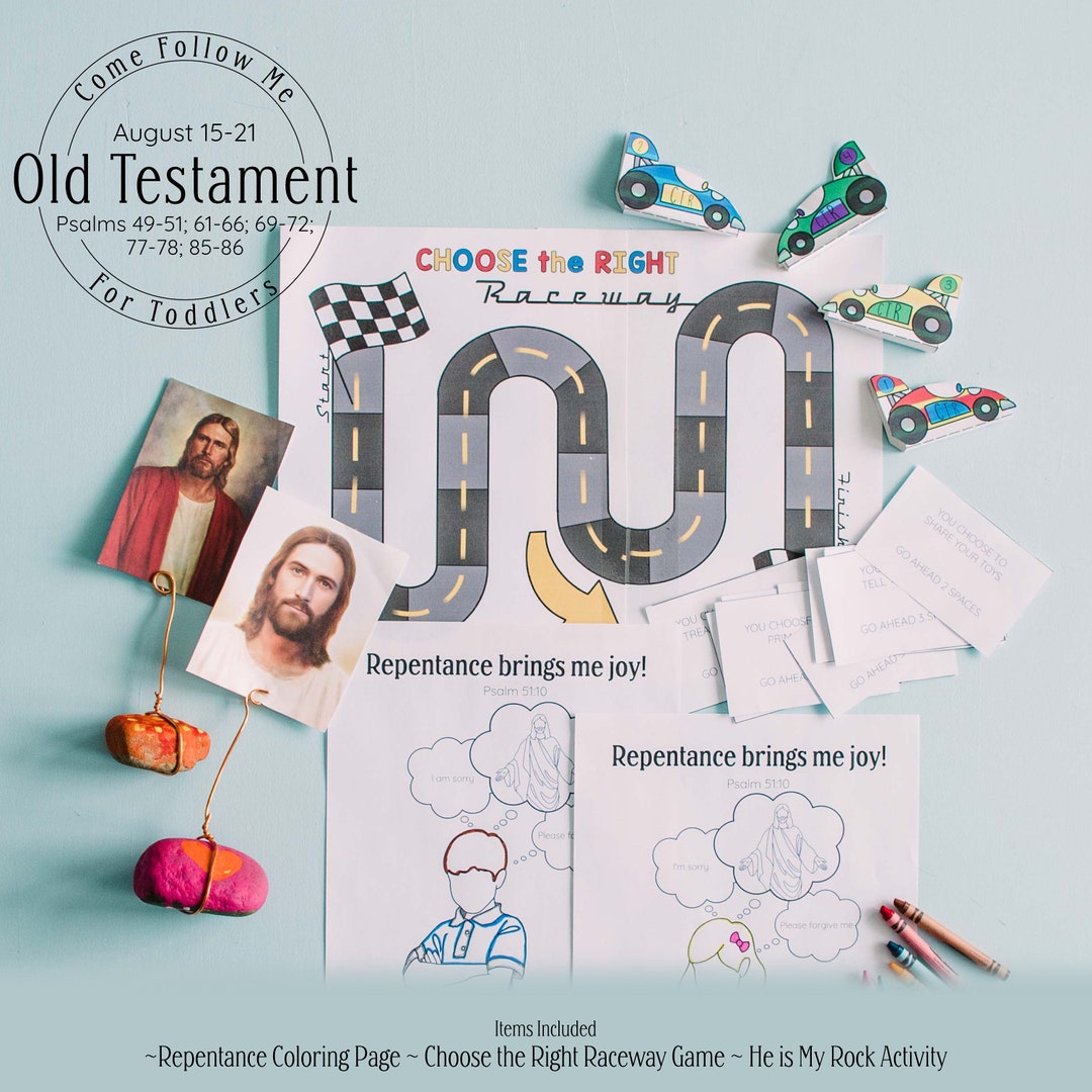 Come Follow Me Primary 2022 TODDLER: Old Testament Lesson 34 Aug 15 ...