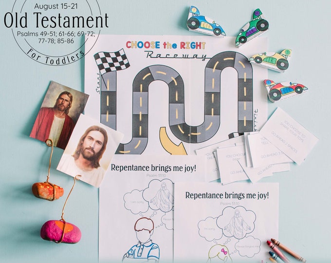 Come Follow Me Primary 2022 TODDLER: Old Testament Lesson 34 - Etsy