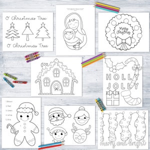 Ultimate Coloring Page Bundle // Coloring Pages, Holiday Coloring Page ...