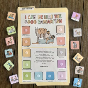 Good Samaritan File Folder Game // New Testament Study, New Testament ...