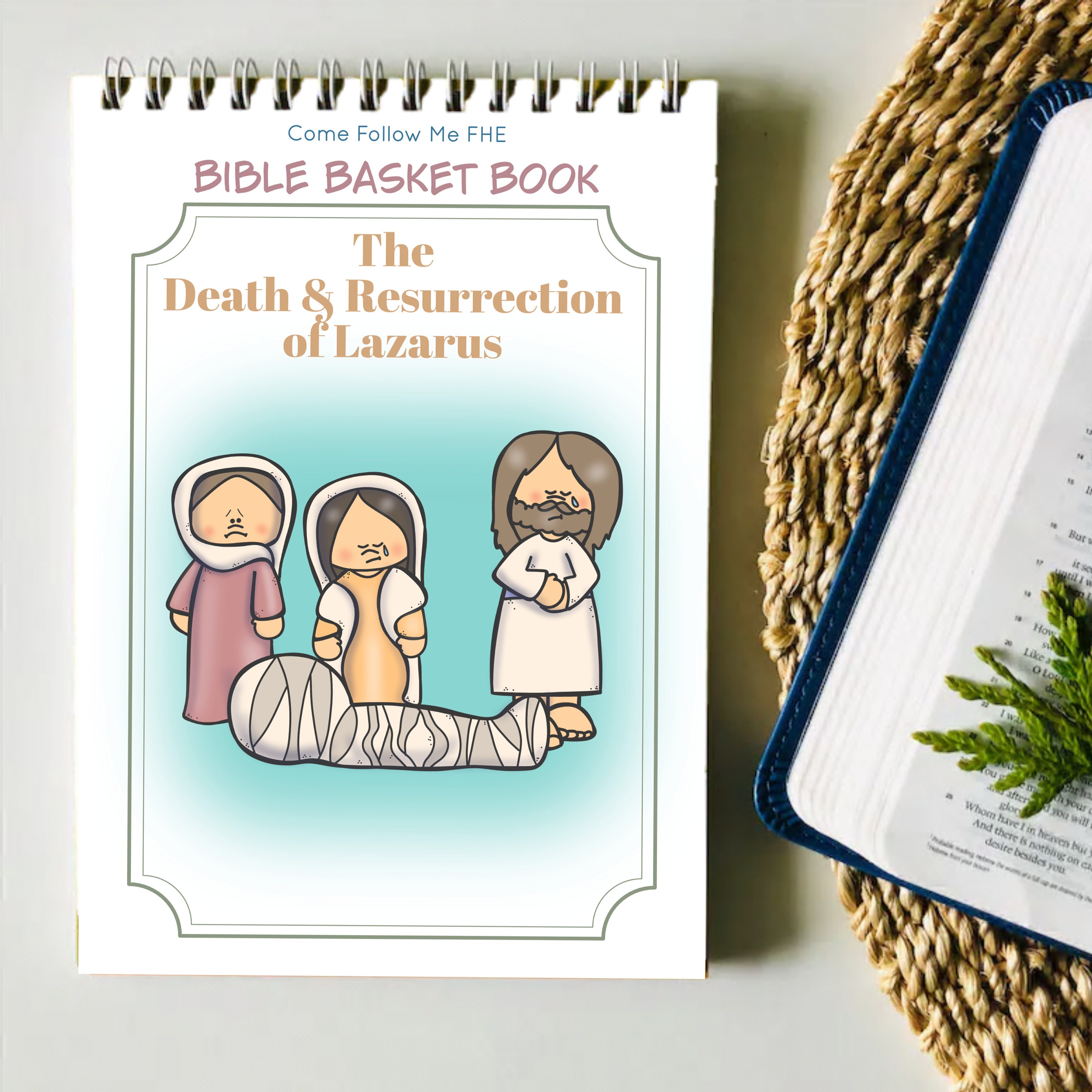 The Death and Resurrection of Lazarus // New Testament, Bible Story for ...