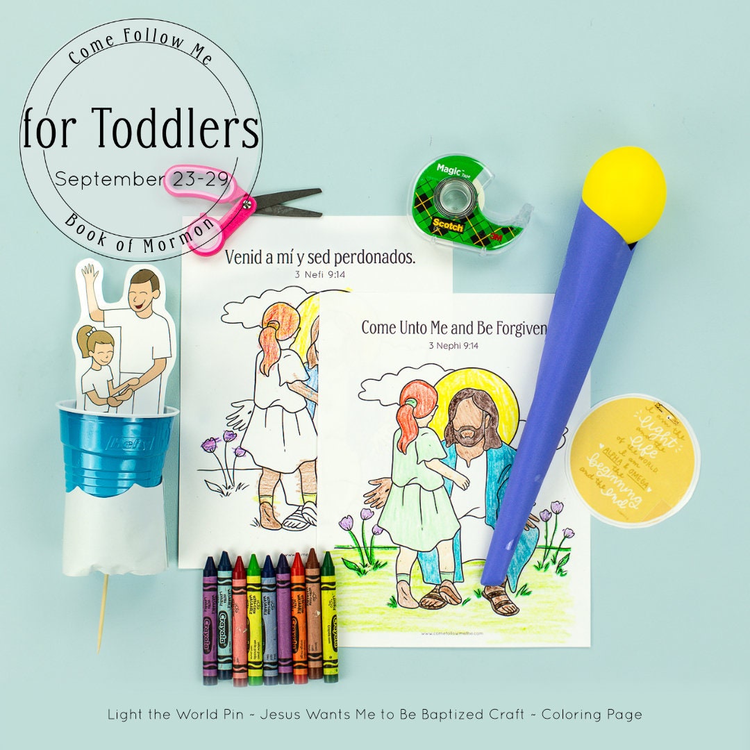 Come Follow Me Primary 2024 TODDLER: Book of Mormon Lesson 39 Sept 23 ...