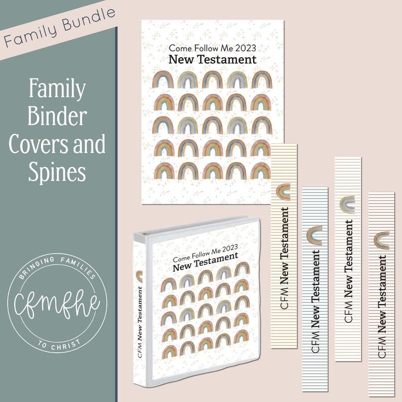 New Testament 2023 Family Bundle // Family Home Evening Come - Etsy
