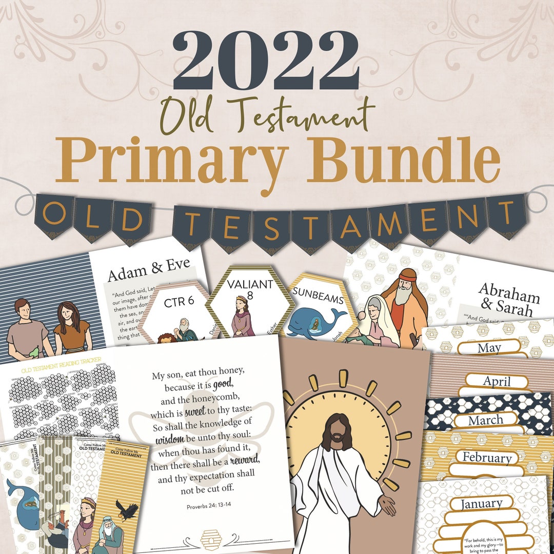Old Testament 2022 Complete Primary Bundle - Etsy