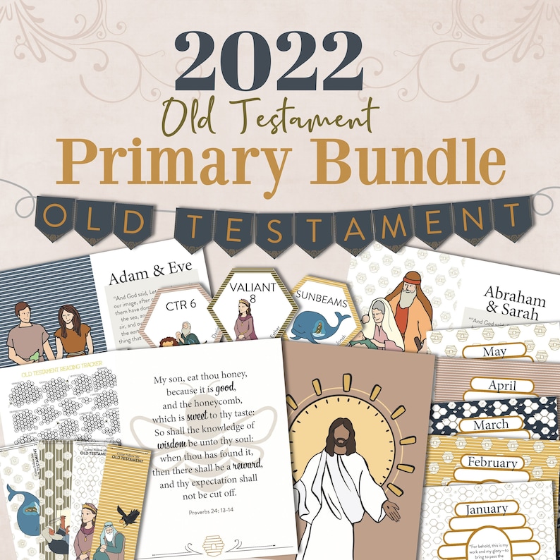 Old Testament 2022 Complete Primary Bundle - Etsy
