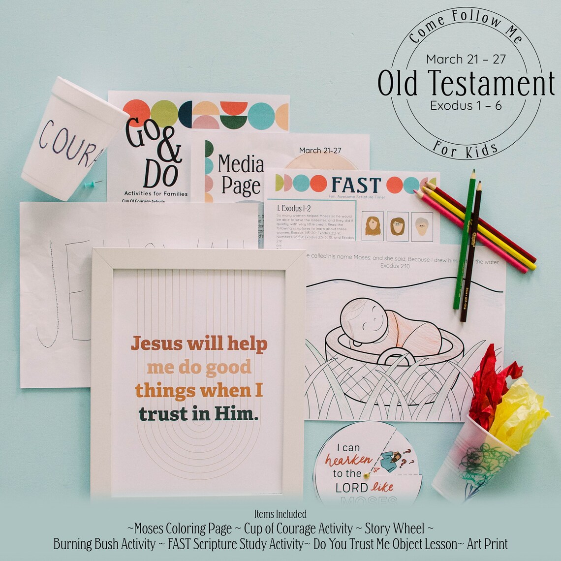 Come Follow Me Primary 2022 ELEMENTARY: Old Testament Lesson 13 - March ...