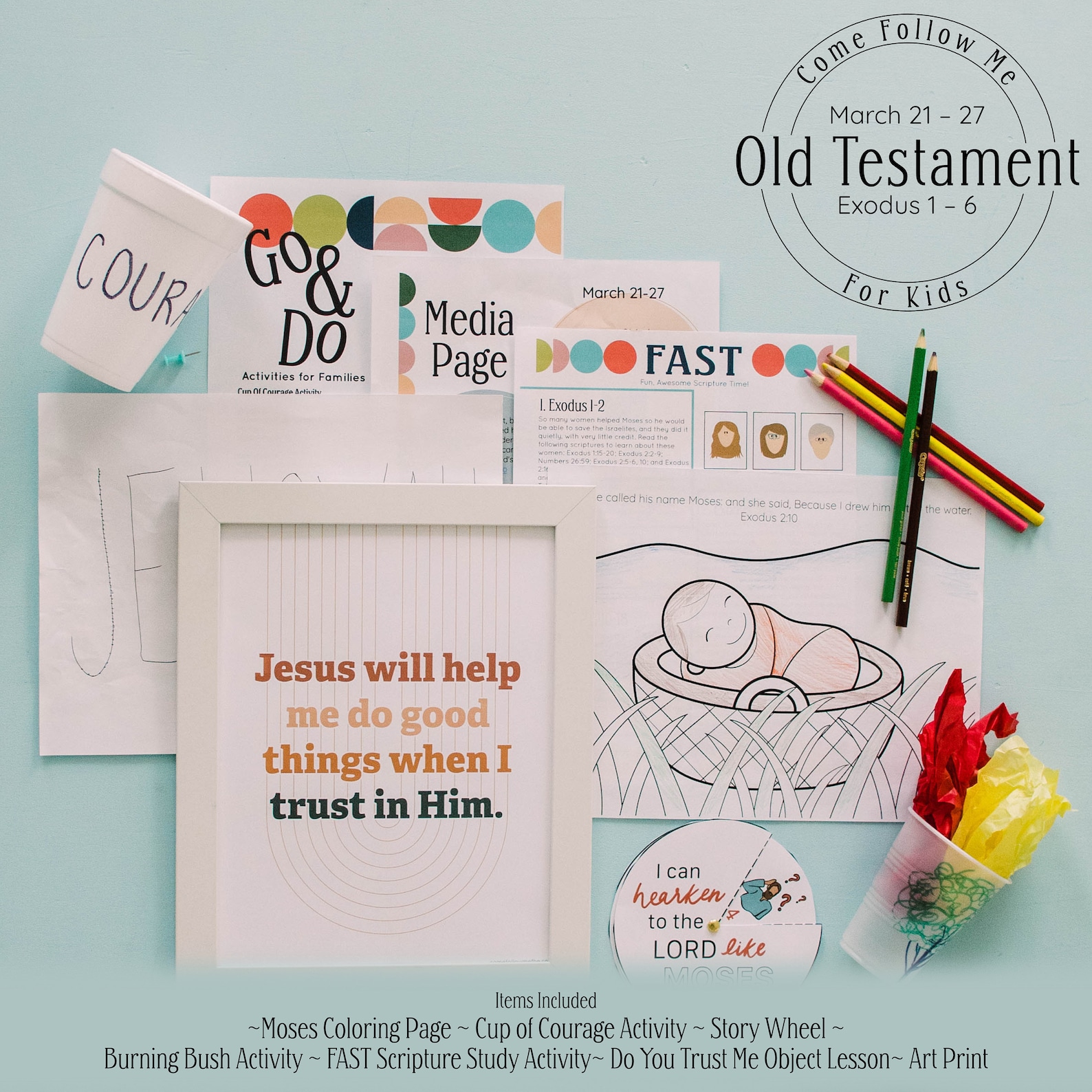 Come Follow Me Primary 2022 ELEMENTARY: Old Testament Lesson | Etsy