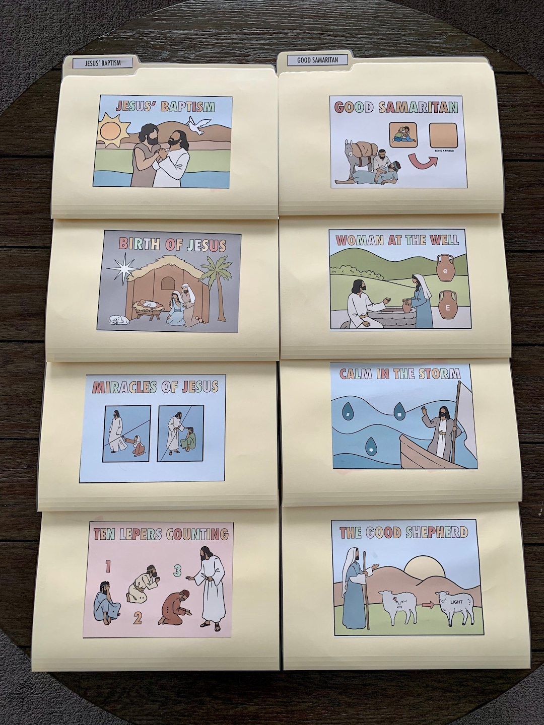 New Testament File Folder Games, Set 2 // New Testament Study, New ...