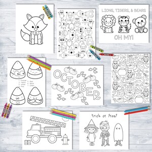 Ultimate Coloring Page Bundle // Coloring Pages, Holiday Coloring Page ...