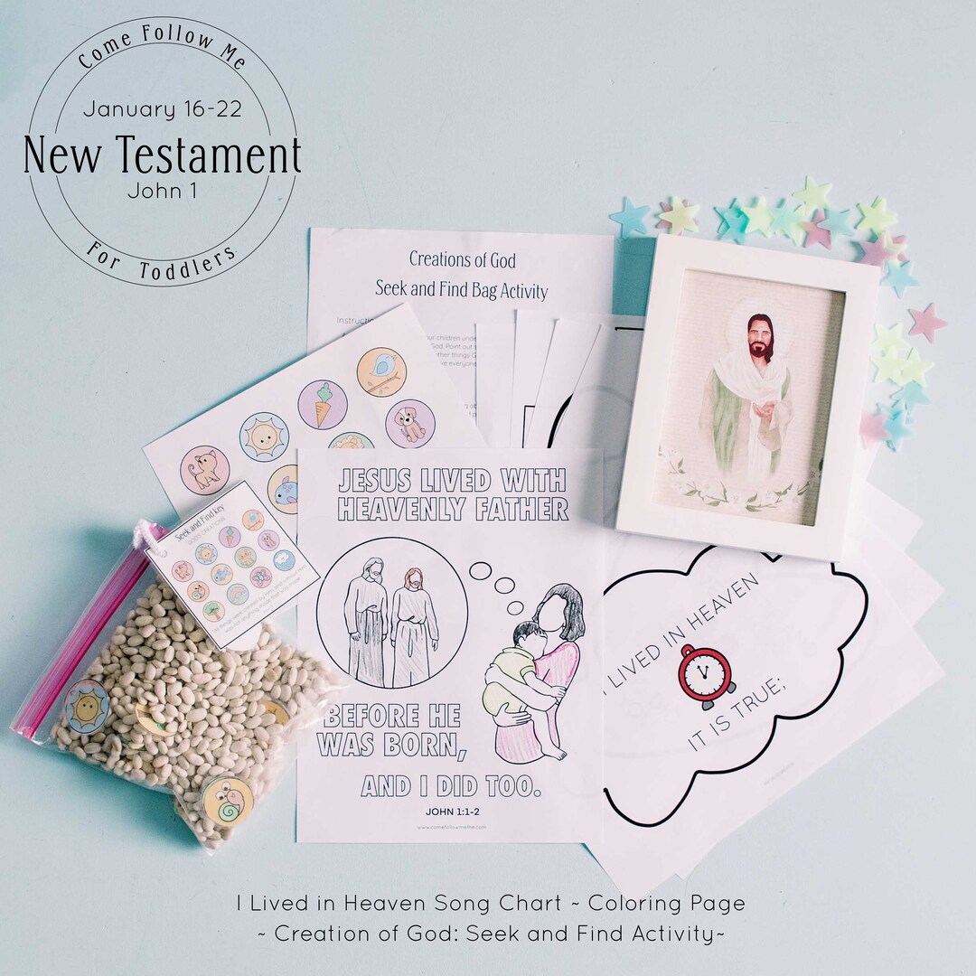 Come Follow Me Primary 2023 TODDLER: New Testament Lesson 4 Jan 16 ...
