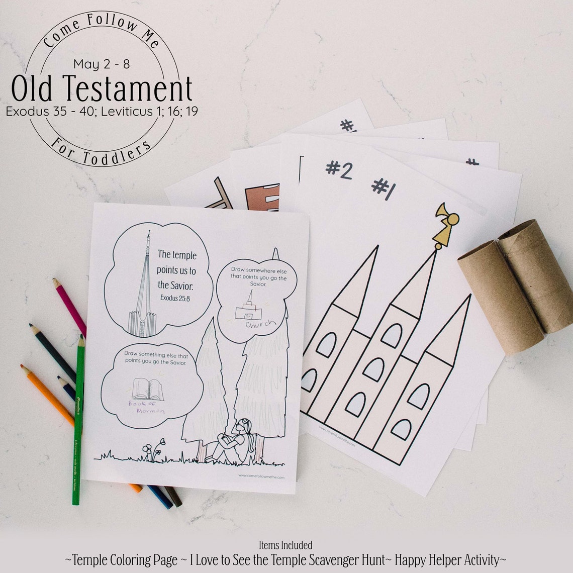 Come Follow Me Primary 2022 TODDLER: Old Testament Lesson 19 - Etsy
