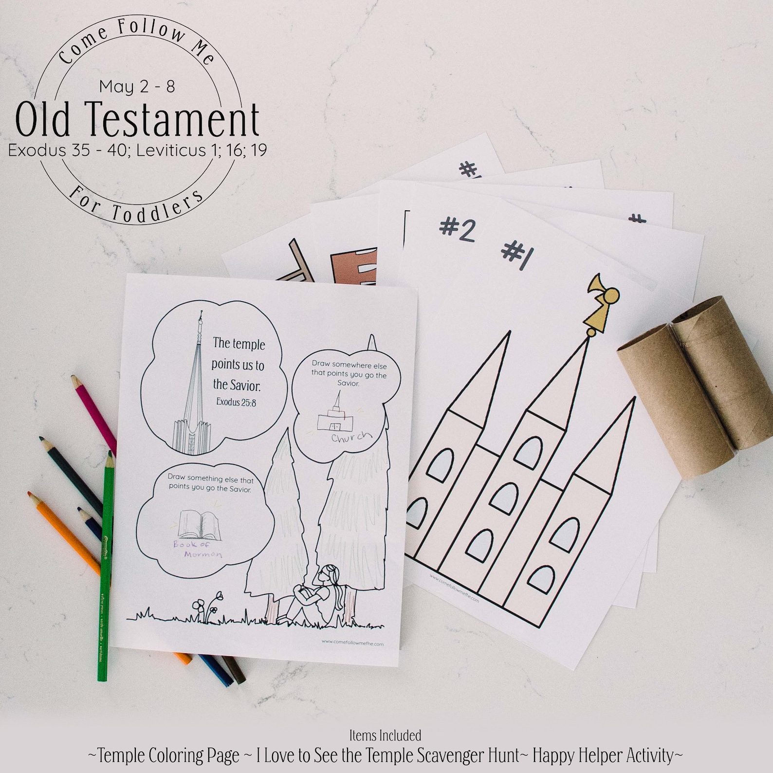 Come Follow Me Primary 2022 TODDLER: Old Testament Lesson 19 May 2-may ...