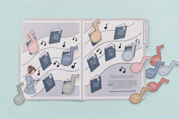 Sing A Song With Emma File Folder Game - Etsy