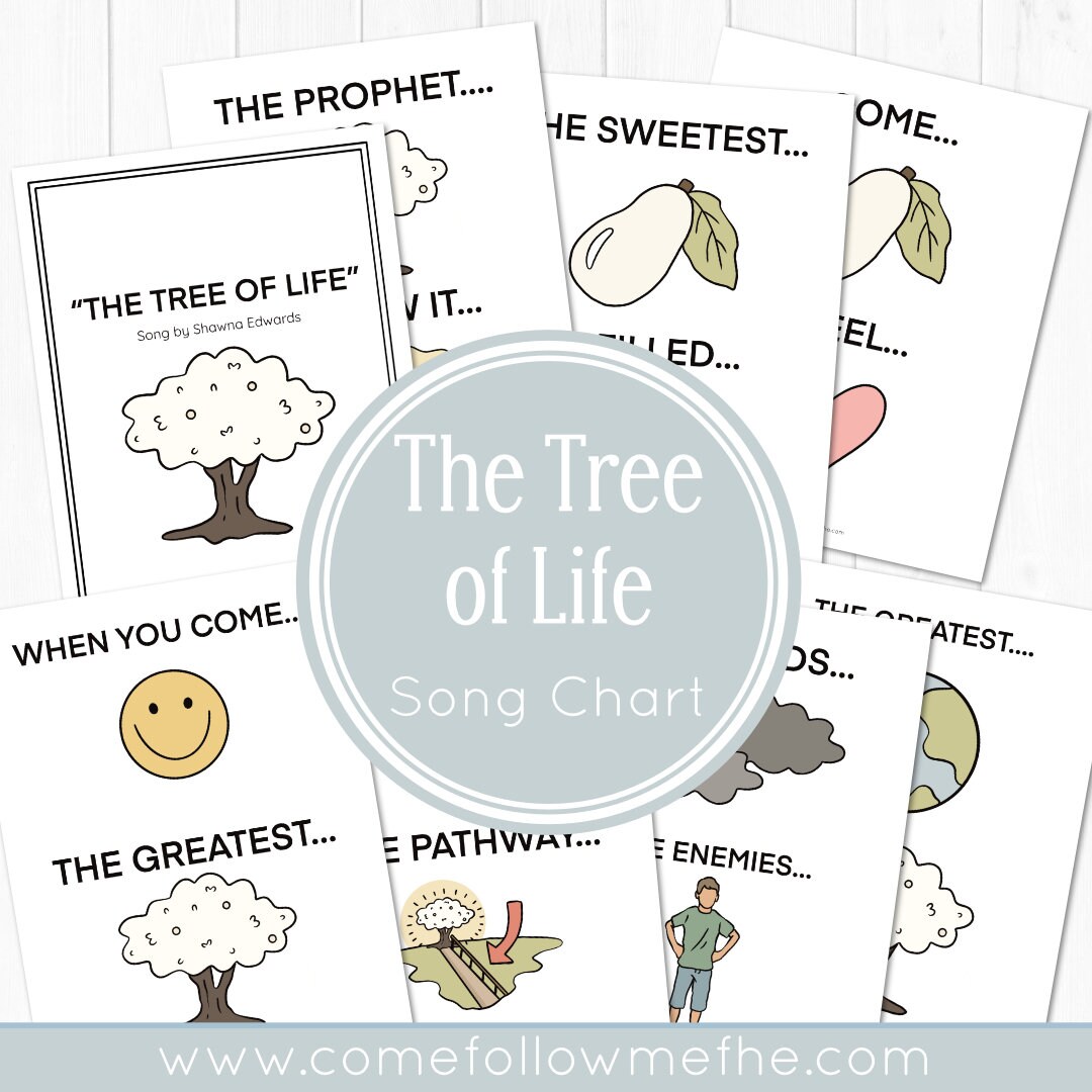 The Tree of Life Song Chart // Primary 2024, Singing Time, Primary Song ...