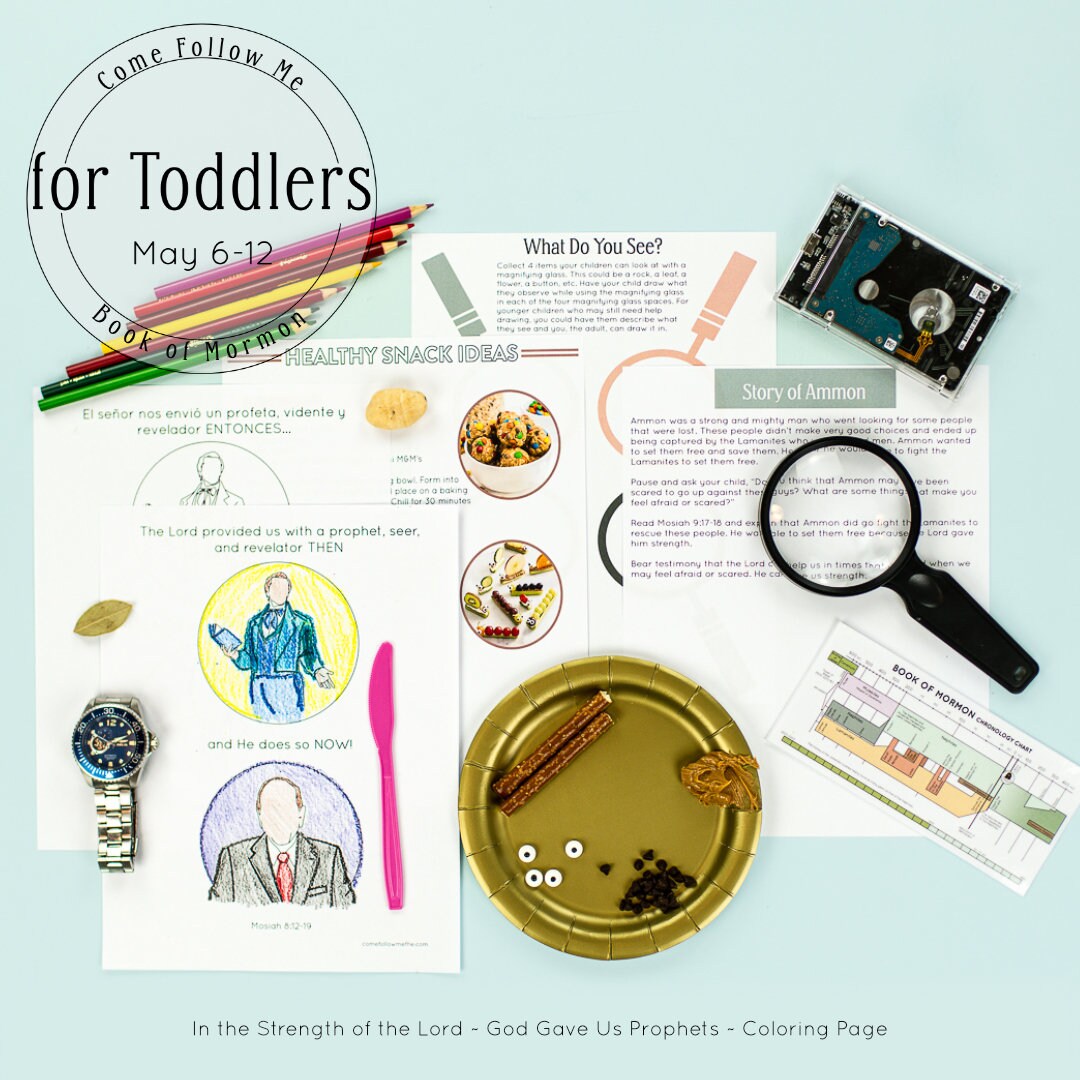 Come Follow Me Primary 2024 TODDLER: Book of Mormon Lesson 19 May 6-12 ...