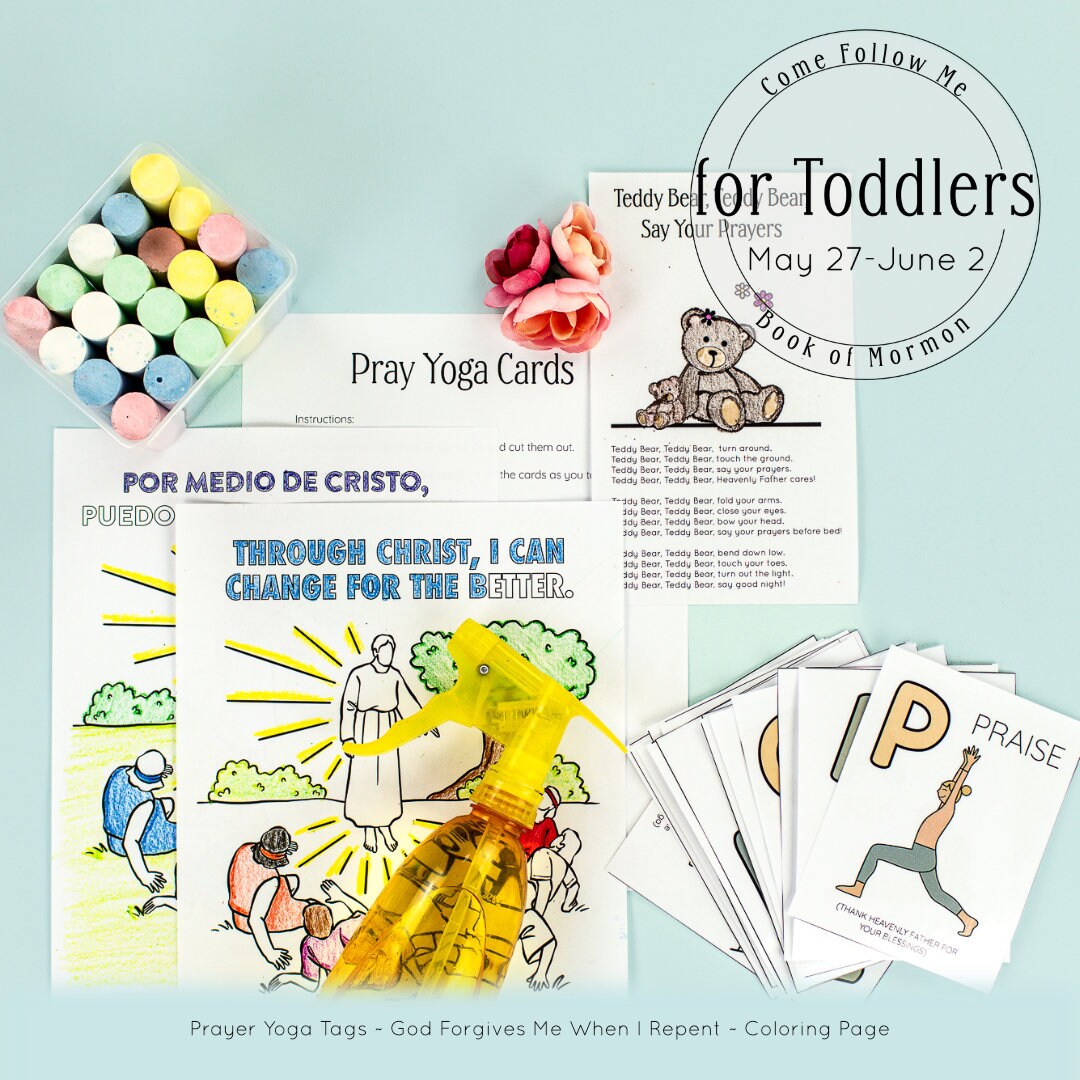 Come Follow Me Primary 2024 TODDLER: Book of Mormon Lesson 22 May 27 ...