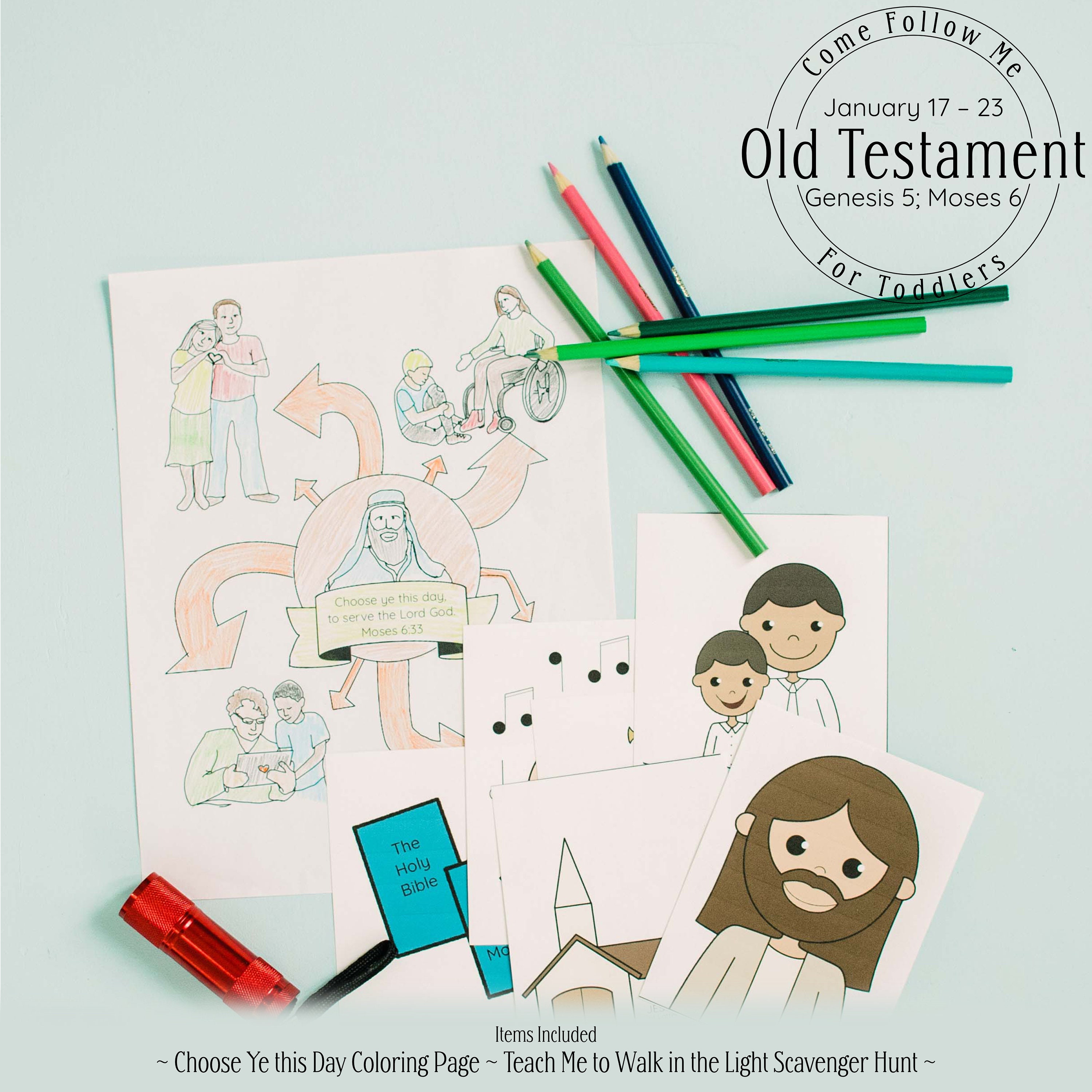 Come Follow Me Primary 2022 TODDLER: Old Testament Lesson 4 - Etsy