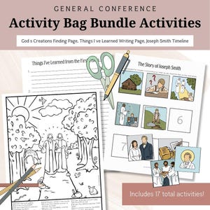 General Conference Activity Bag Bundle for Kids // April 2025, Family ...