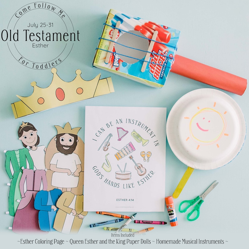 Come Follow Me Primary 2022 TODDLER: Old Testament Lesson 31 - Etsy