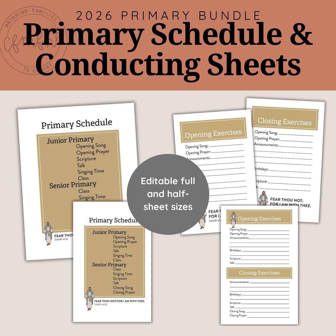 Old Testament 2026 Primary Presidency Bundle // LDS Primary, Primary ...