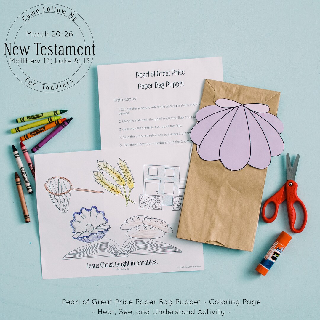Come Follow Me Primary 2023 TODDLER: New Testament Lesson 13 Mar 20 ...