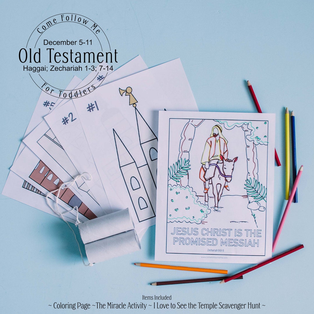 Come Follow Me Primary 2022 TODDLER: Old Testament Lesson 50 Dec 5 ...