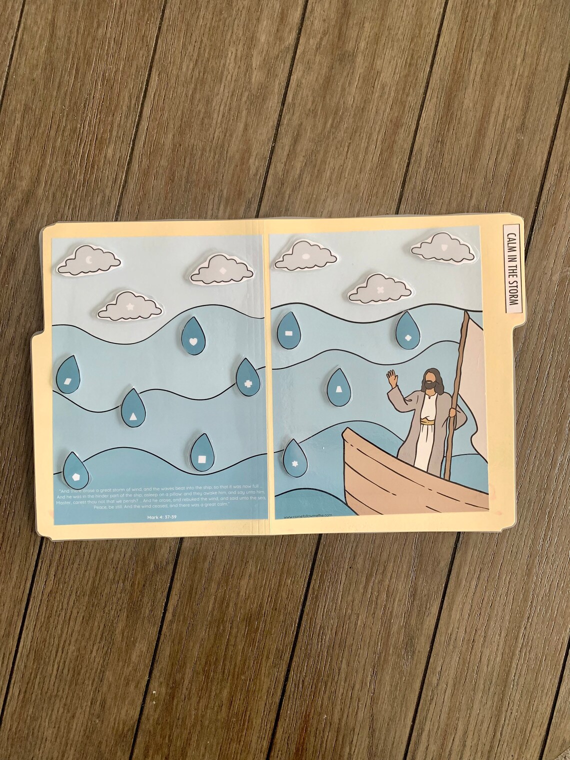 Calm in the Storm File Folder Game // New Testament Study, New ...