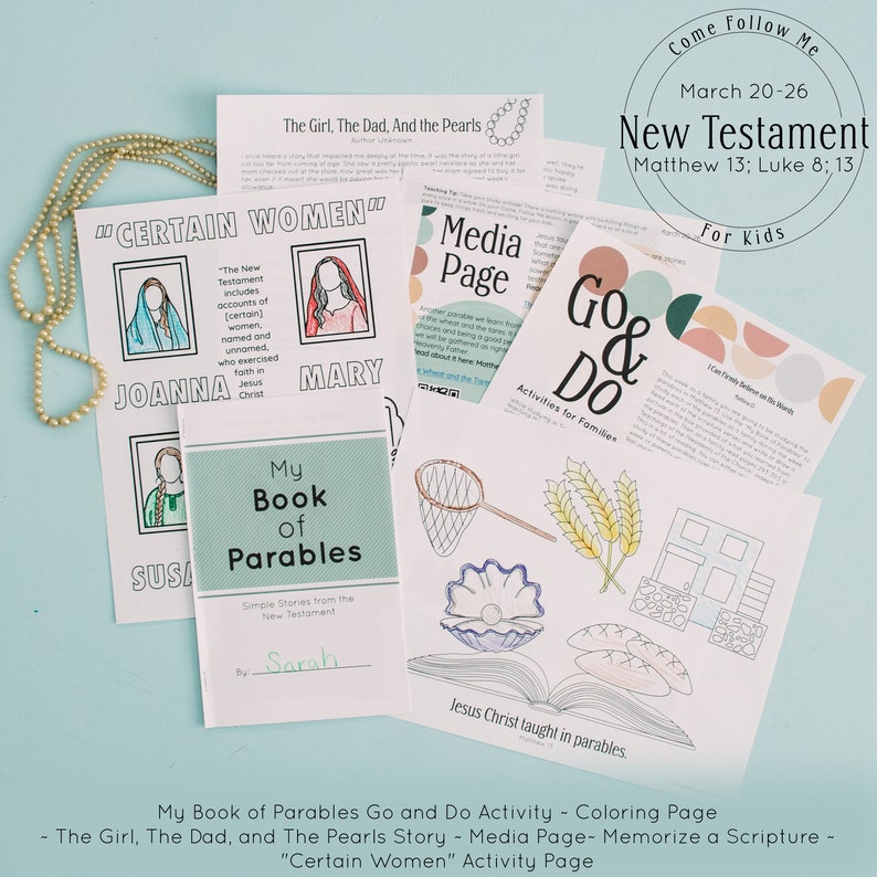 Come Follow Me Primary 2023 ELEMENTARY: New Testament Lesson - Etsy