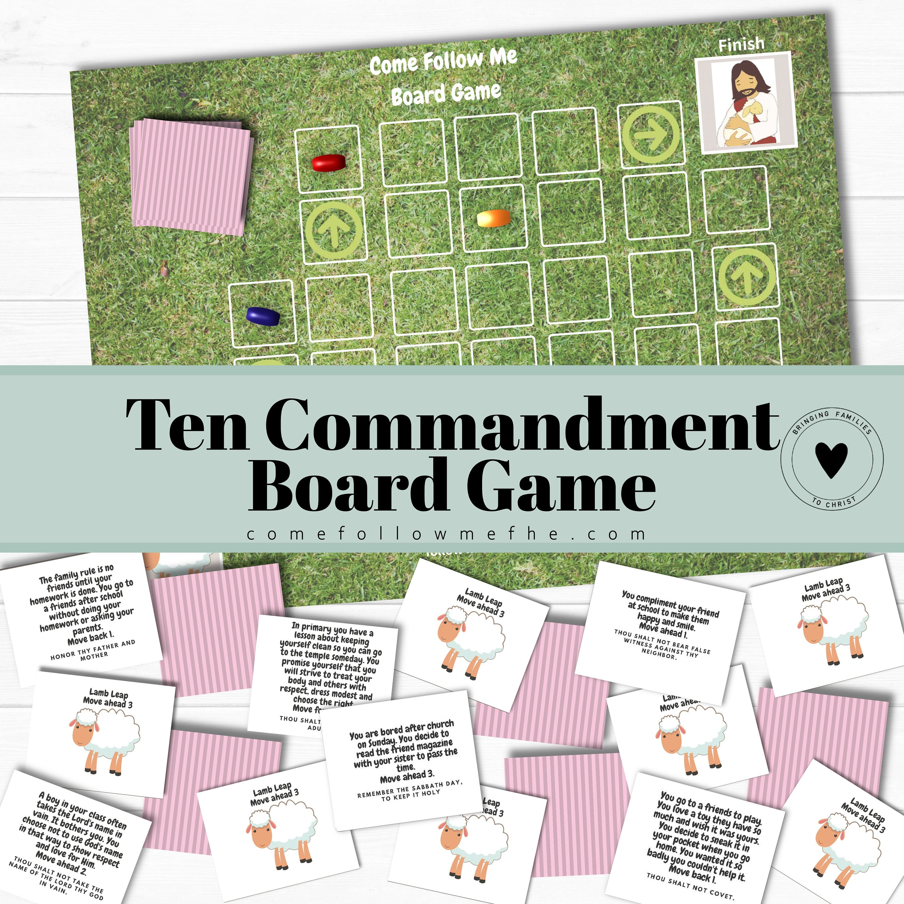 Ten Commandments Board Game - Etsy