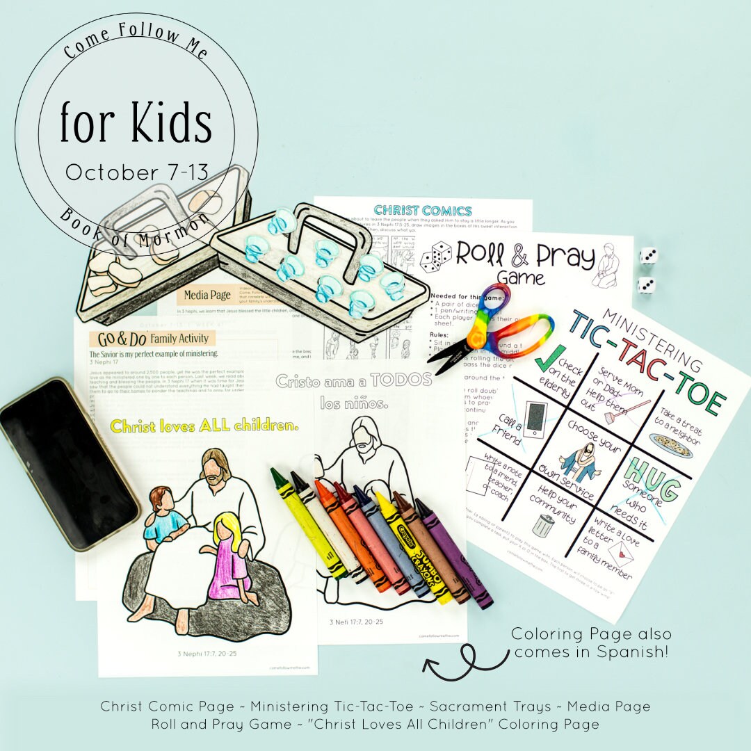 Come Follow Me Primary 2024 ELEMENTARY: Book of Mormon Lesson 41 Oct 7 ...