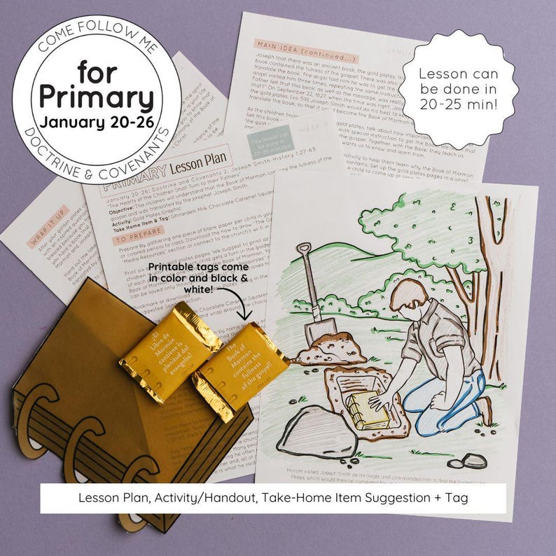 PRIMARY Lessons | Doctrine and Covenants | January Lessons Dec 30-jan ...