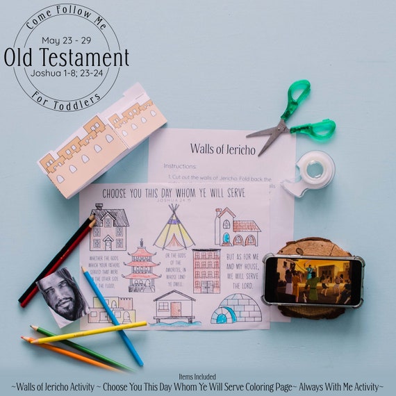 Come Follow Me Primary 2022 TODDLER: Old Testament Lesson 22 - Etsy