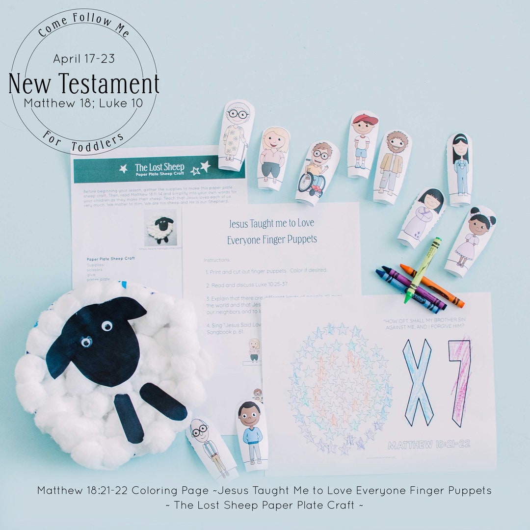 Come Follow Me Primary 2023 TODDLER: New Testament Lesson 17 Apr 17 ...