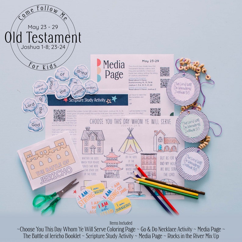 Come Follow Me Primary 2022 ELEMENTARY: Old Testament Lesson - Etsy