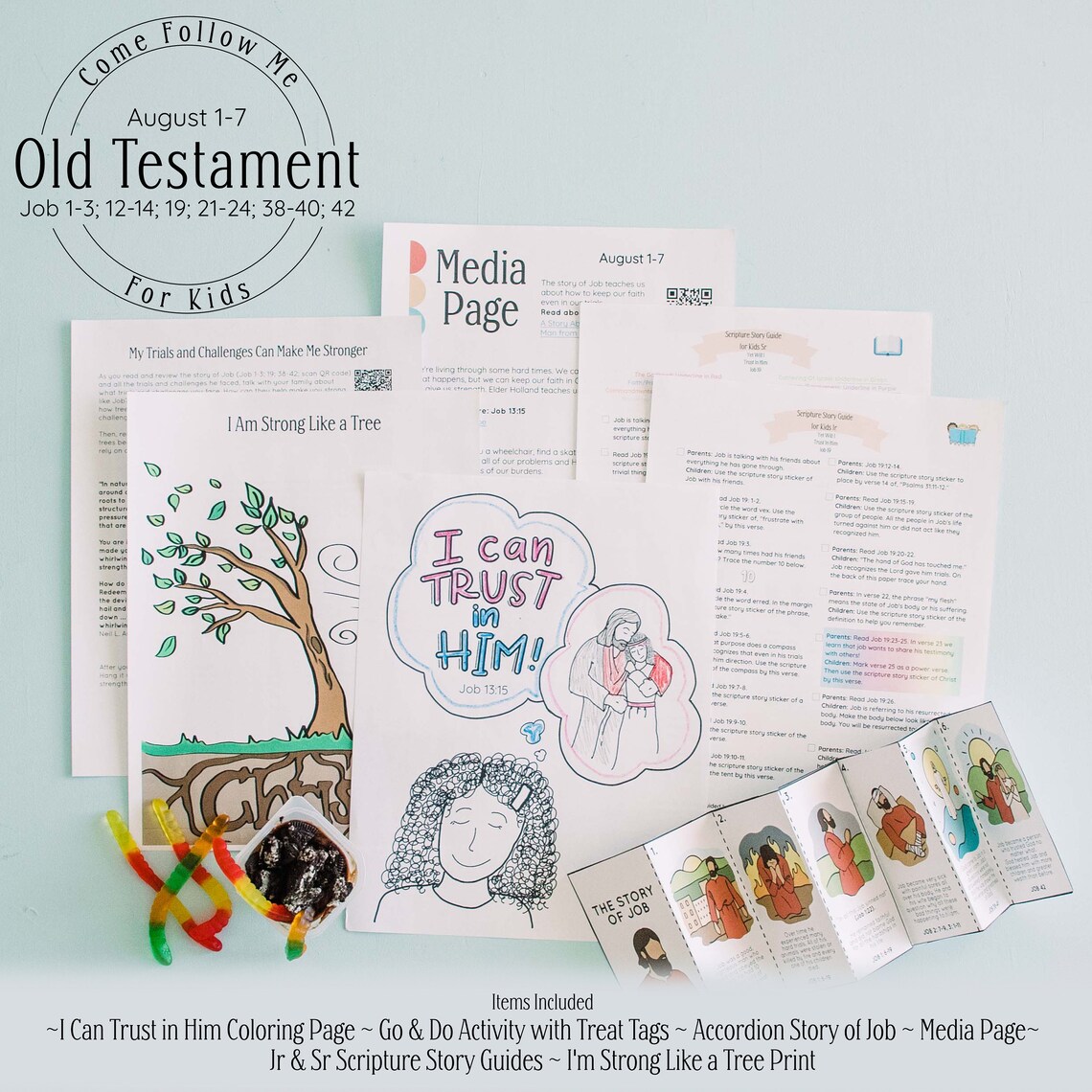 Come Follow Me Primary 2022 ELEMENTARY: Old Testament Lesson - Etsy