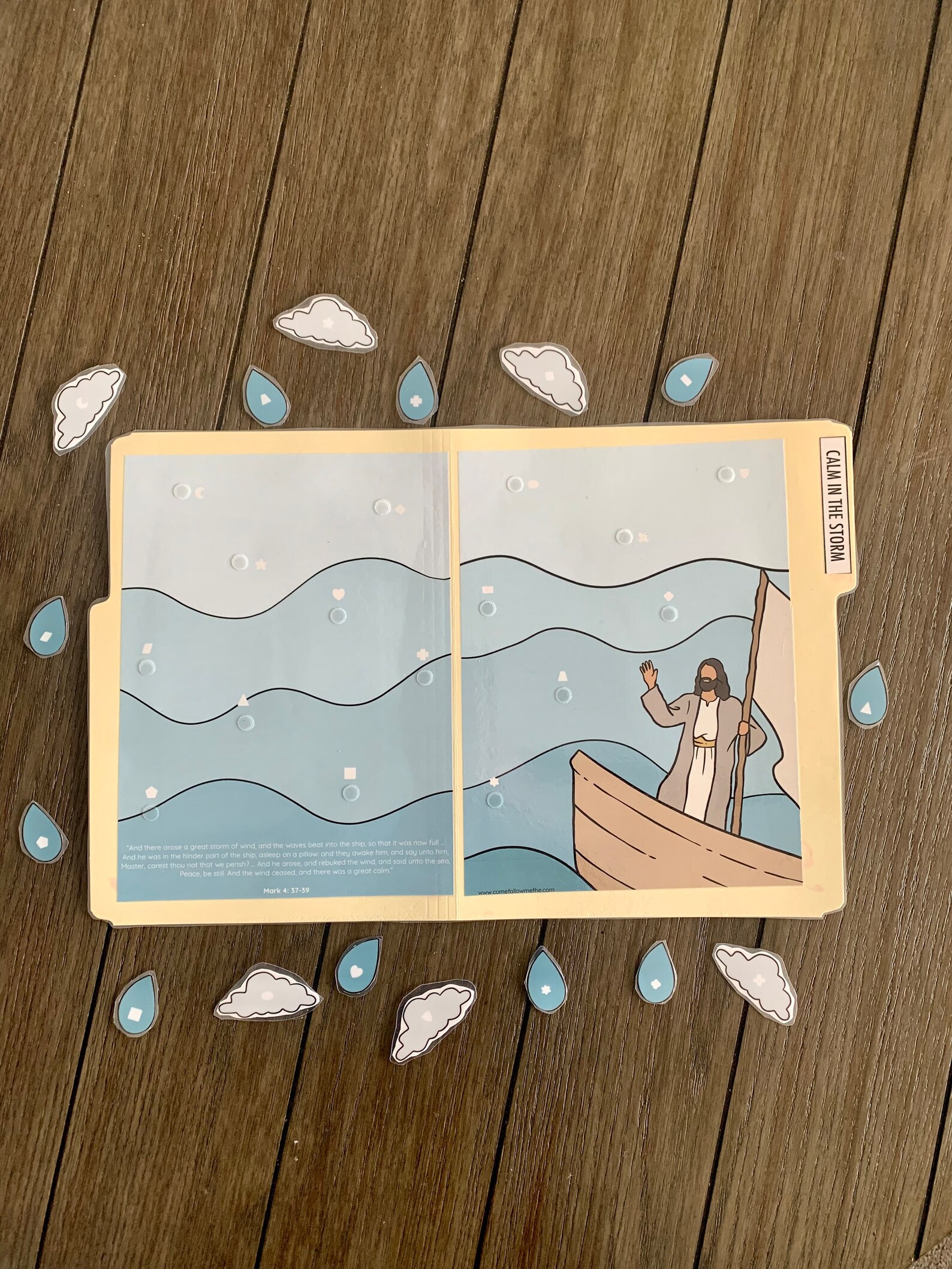 Calm in the Storm File Folder Game // New Testament Study, New ...