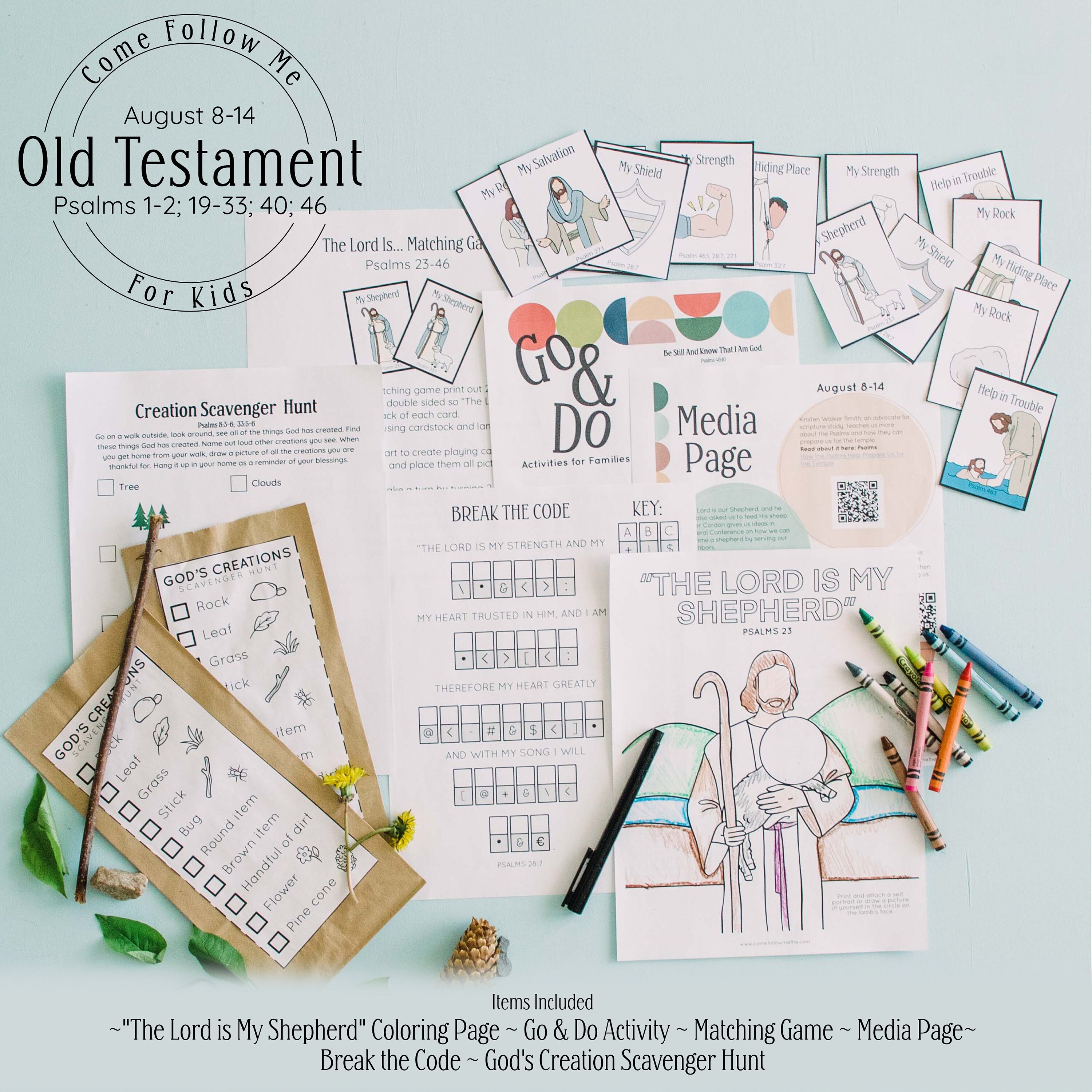 Come Follow Me Primary 2022 ELEMENTARY: Old Testament Lesson 33 Aug 8 ...