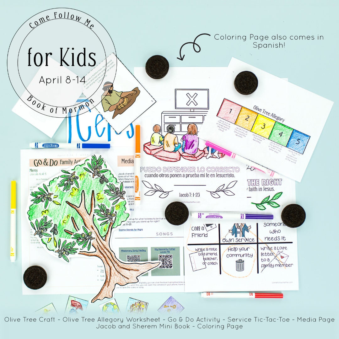 Come Follow Me Primary 2024 ELEMENTARY: Book of Mormon Lesson 15 April ...