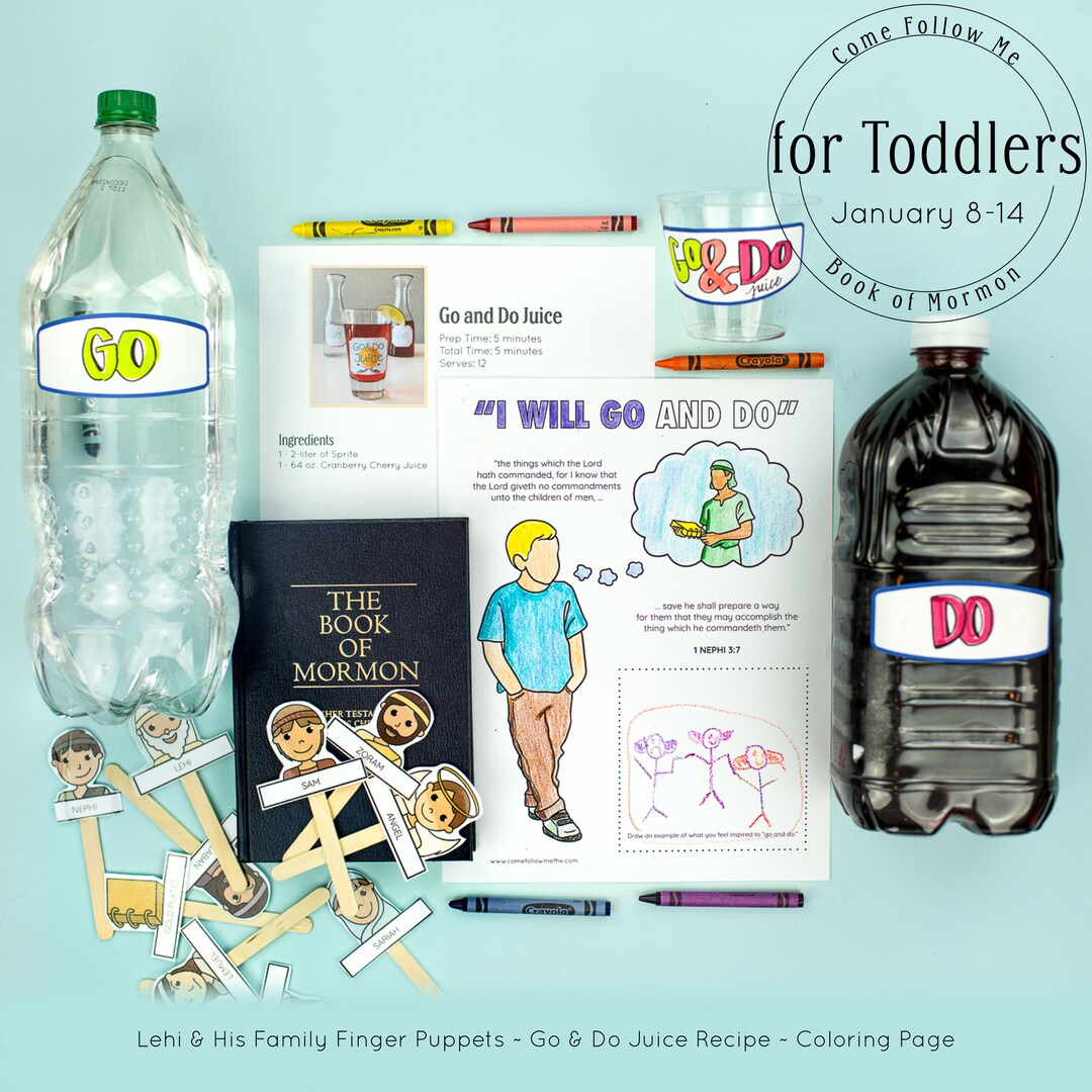 Come Follow Me Primary 2024 TODDLER: Book of Mormon Lesson 2 January 8 ...