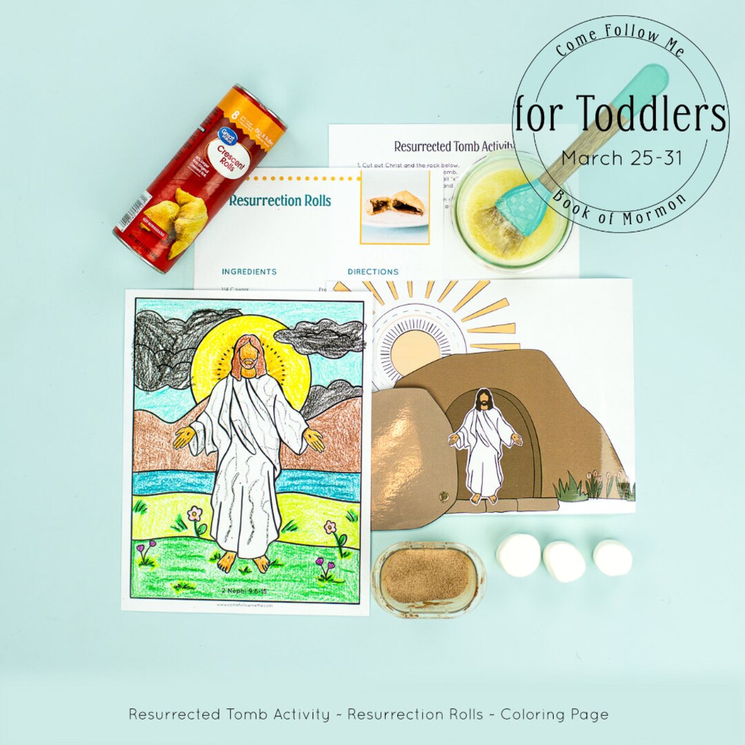 Come Follow Me Primary 2024 TODDLER: Book of Mormon Lesson 13 March 25 ...