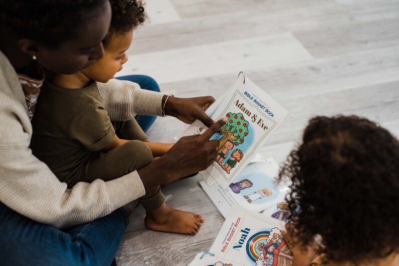 Adam and Eve Bible Basket Book // 2022 Primary Come Follow Me - Etsy