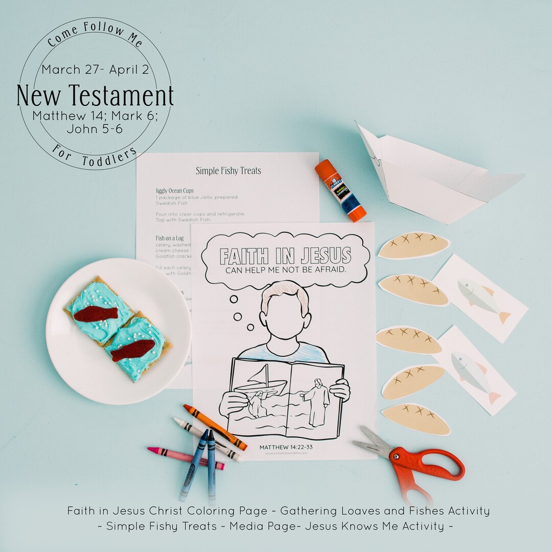 Come Follow Me Primary 2023 TODDLER: New Testament Lesson 14 Mar 27 Apr ...