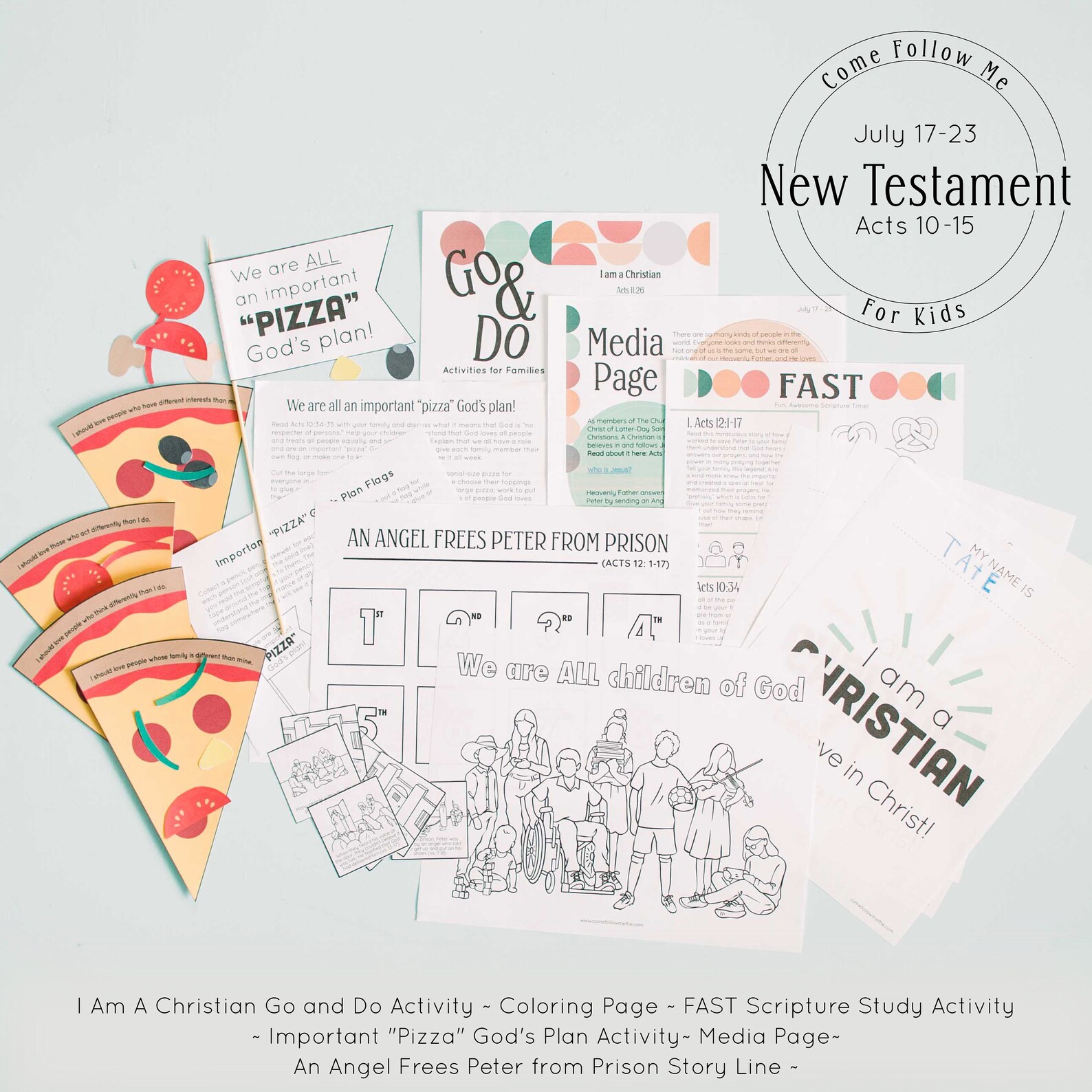 Come Follow Me Primary 2023 ELEMENTARY: New Testament Lesson 30 July 17 ...