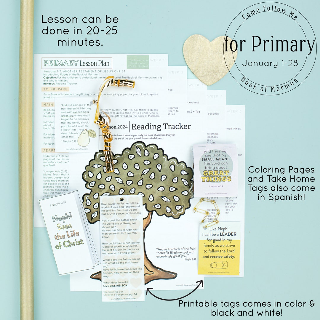 PRIMARY Lessons | Book of Mormon | January Lessons Jan 1-28 // LDS ...