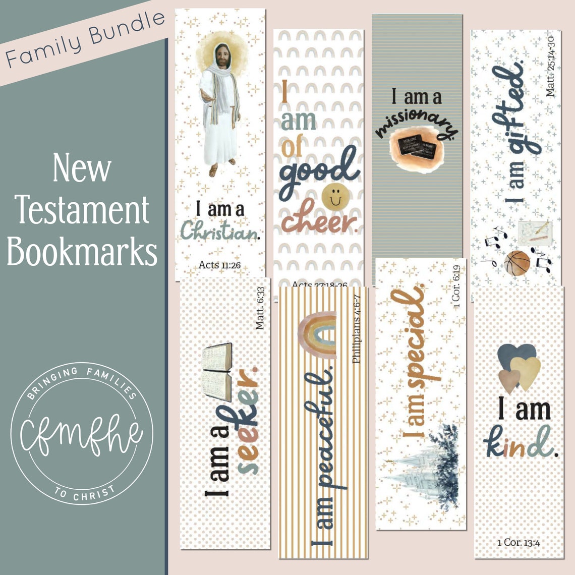 New Testament 2023 Family Bundle // Family Home Evening Come - Etsy