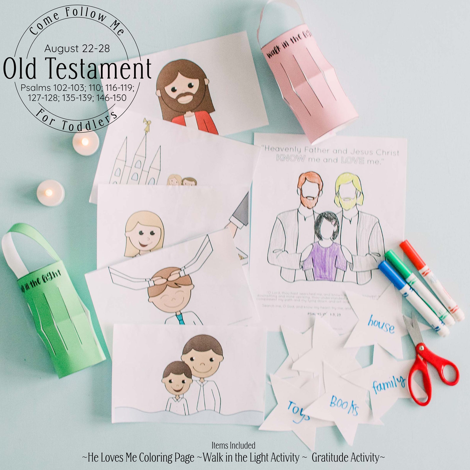 Come Follow Me Primary 2022 TODDLER: Old Testament Lesson 35 - Etsy