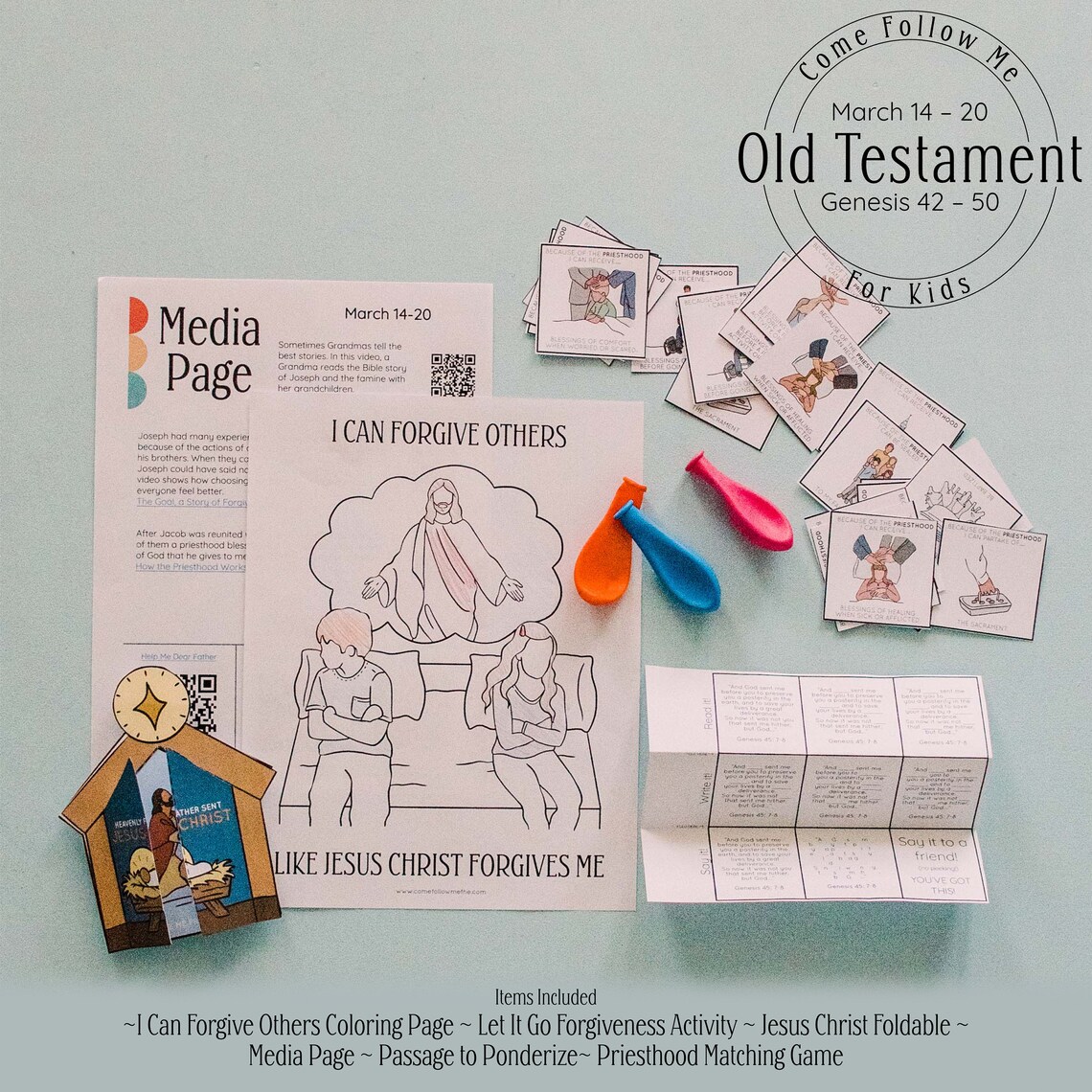 Come Follow Me Primary 2022 ELEMENTARY: Old Testament Lesson - Etsy