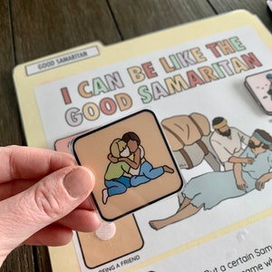 Good Samaritan File Folder Game // New Testament Study, New Testament ...