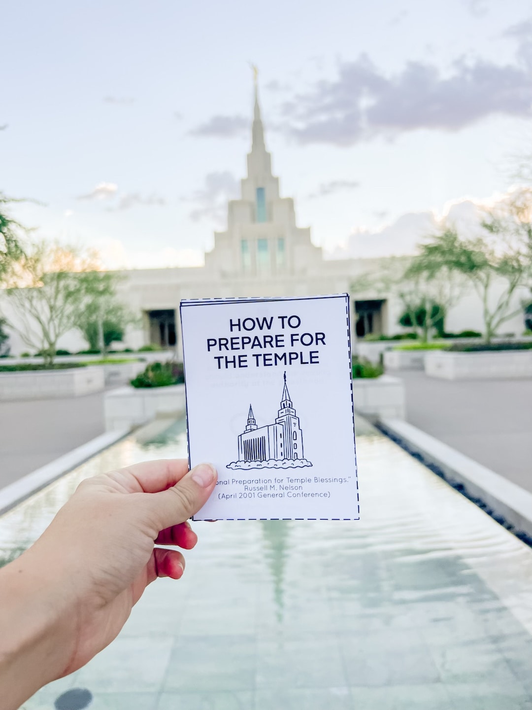 How to Prepare for the Temple Mini Booklet // LDS Temple, LDS Youth ...